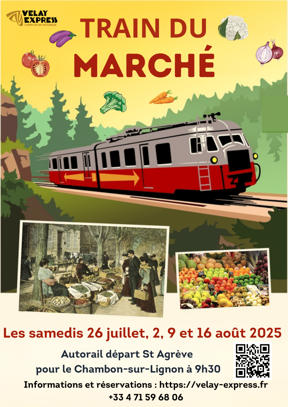 Le train du Marché | VELAY EXPRESS